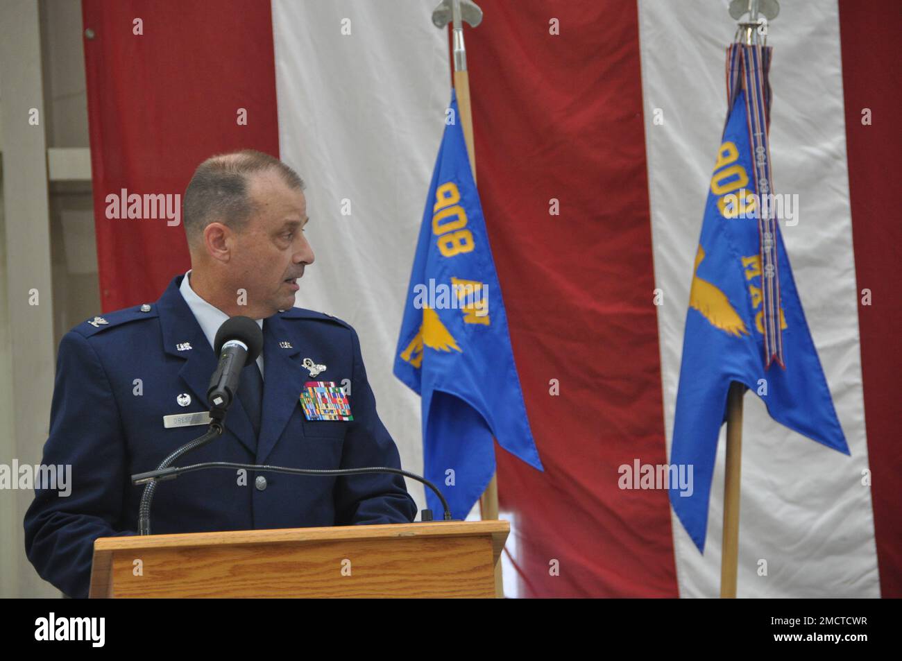 Commander of the 908th Airlift Wing, Col. Craig Drescher, talks about ...