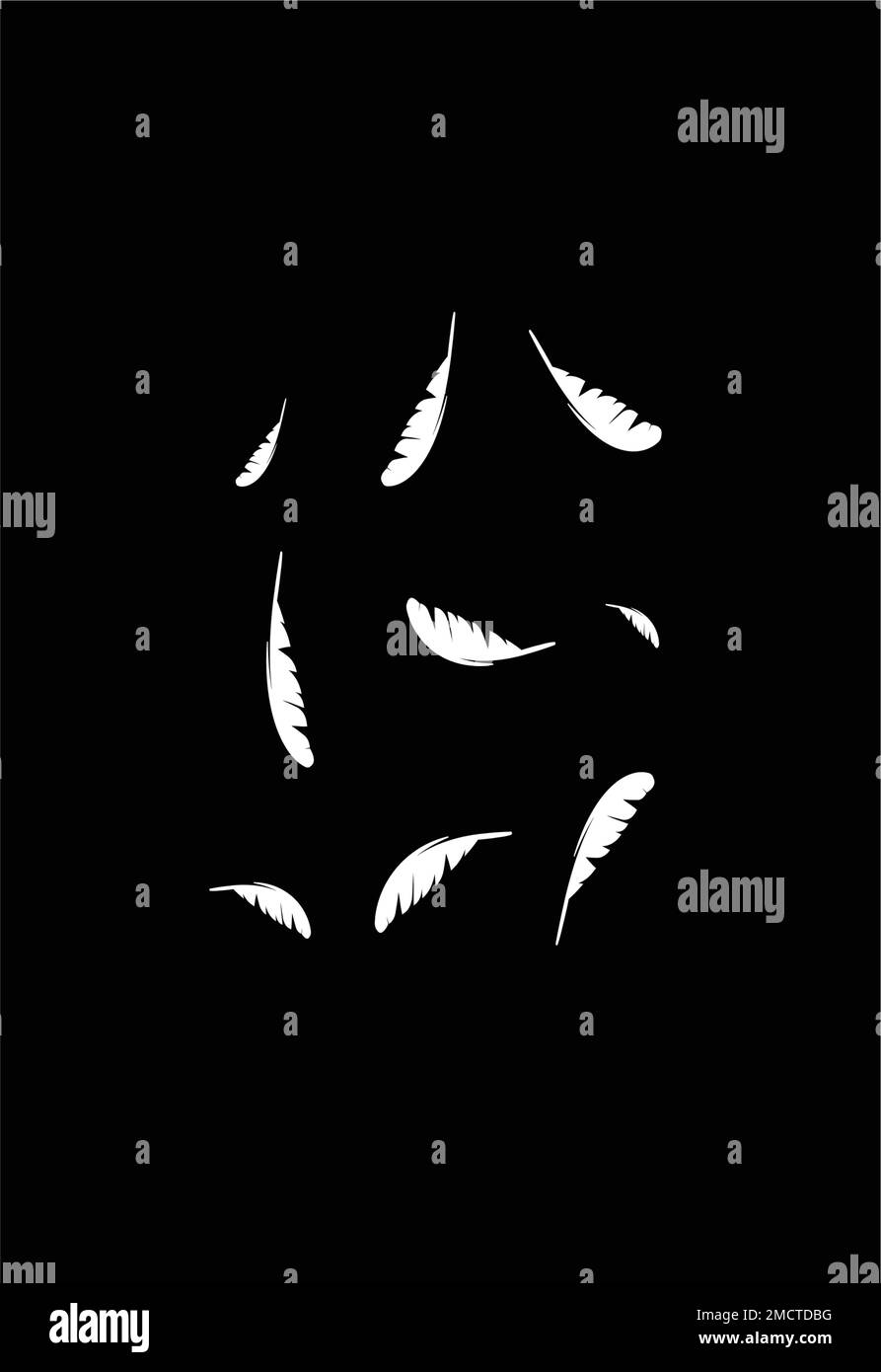 Feather background wallpaper ilustration vector Stock Vector Image ...