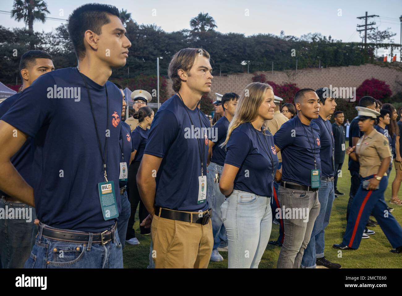 U.S. Marine Corps applicants with Recruiting Station San Diego, 12th Marine Corps District ...
