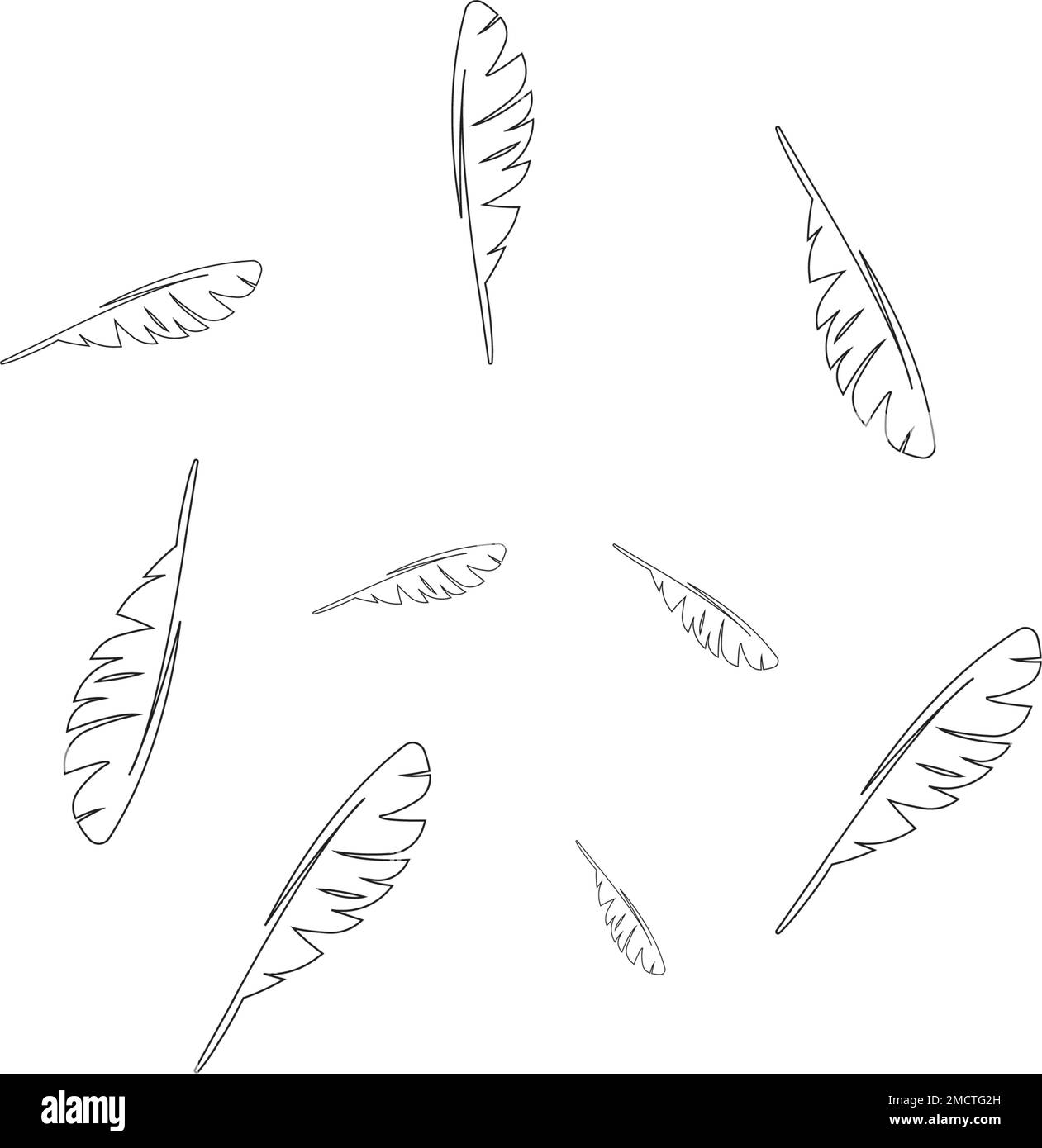 Feather background wallpaper ilustration vector Stock Vector Image ...