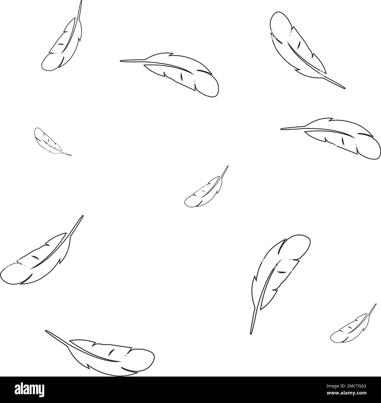 Feather background wallpaper ilustration vector Stock Vector Image ...