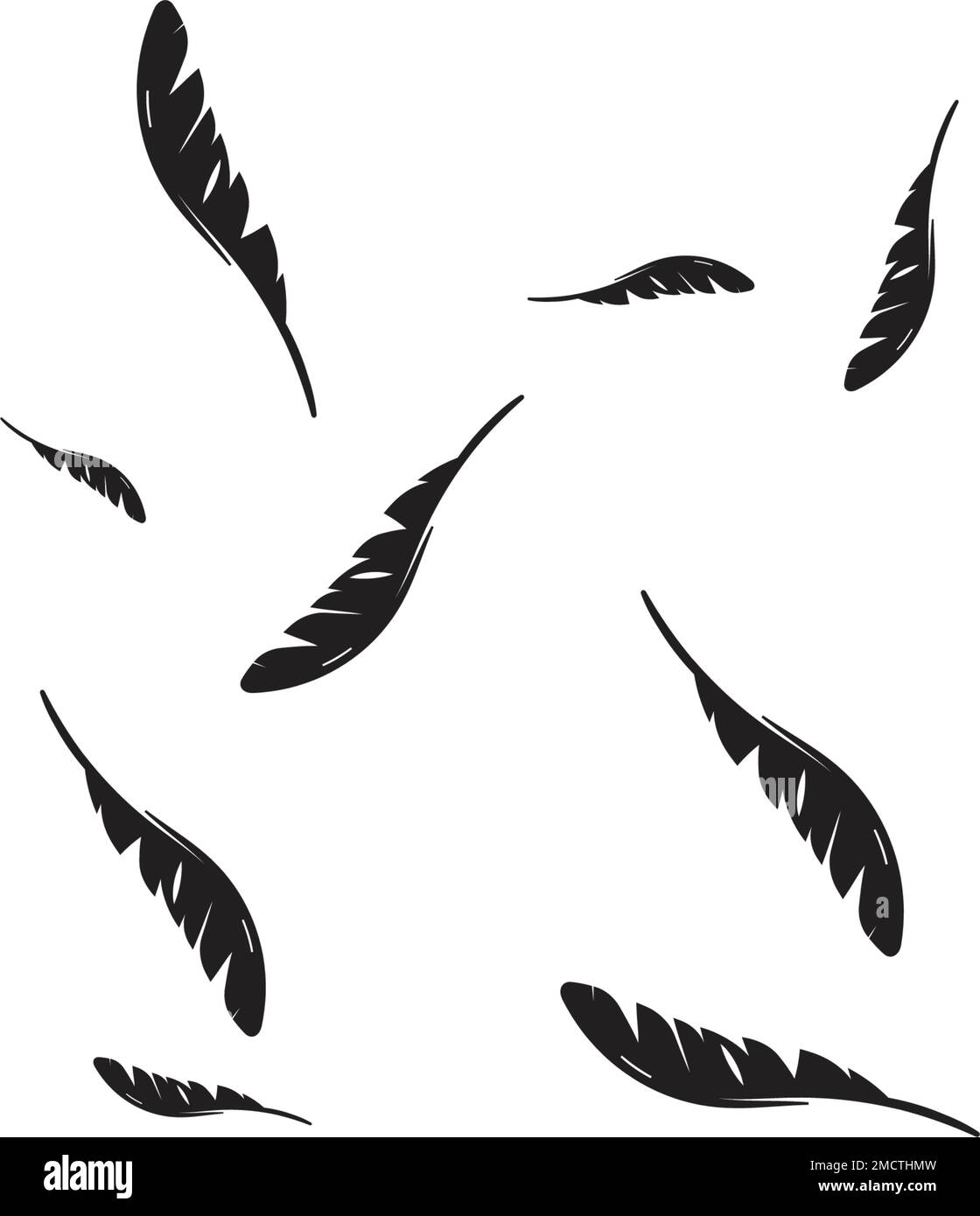 Feather background wallpaper ilustration vector Stock Vector Image ...