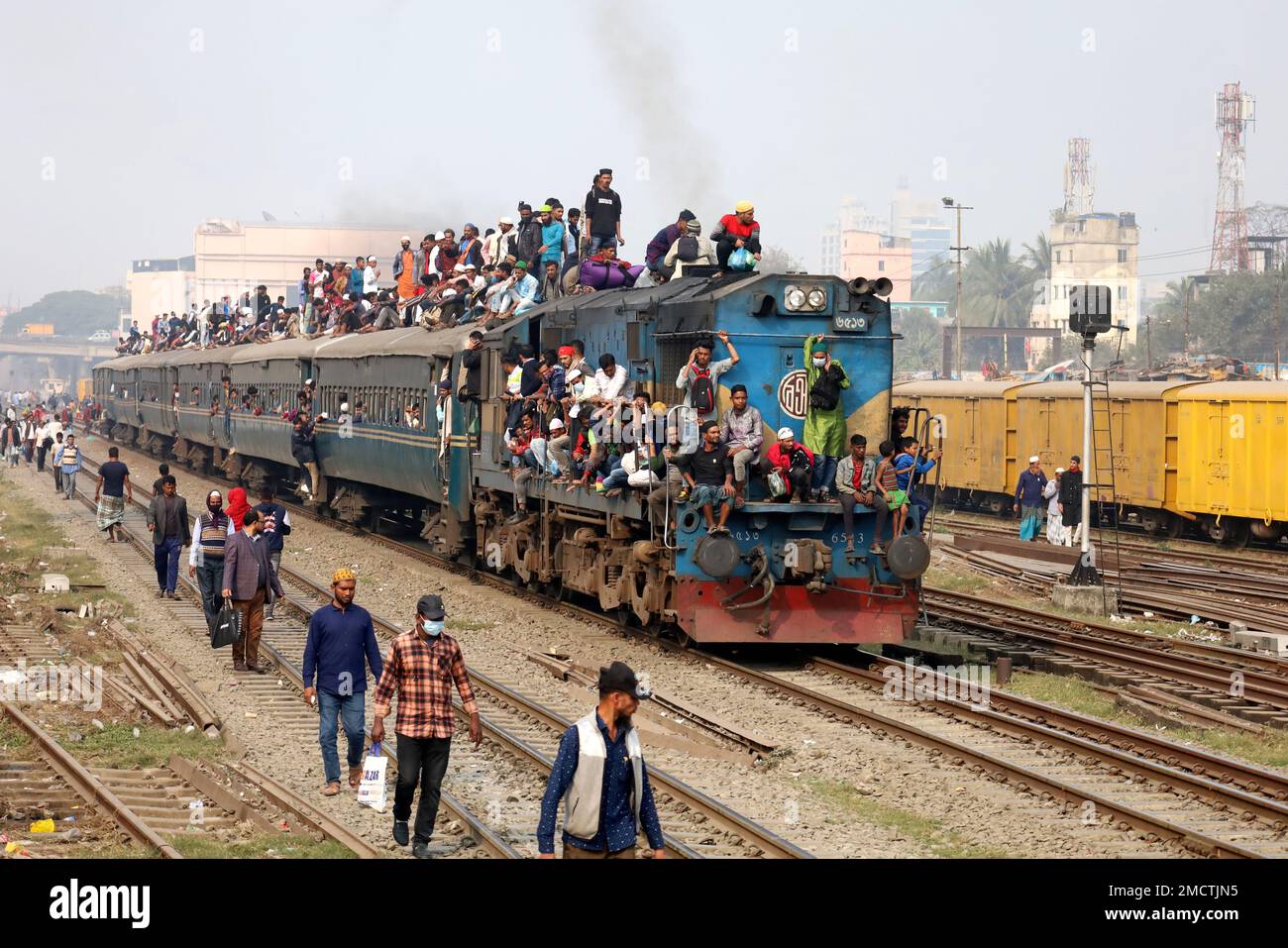 January 22, 2023, Tongi, Gazipur, Bangladesh: Thousands of people ...