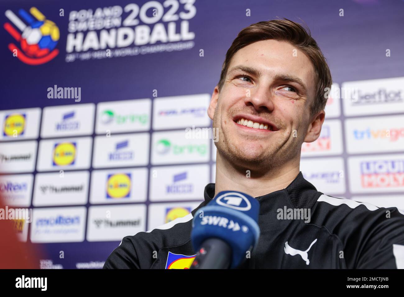 22 January 2023, Poland, Kattowitz: Handball: World Cup, before the ...