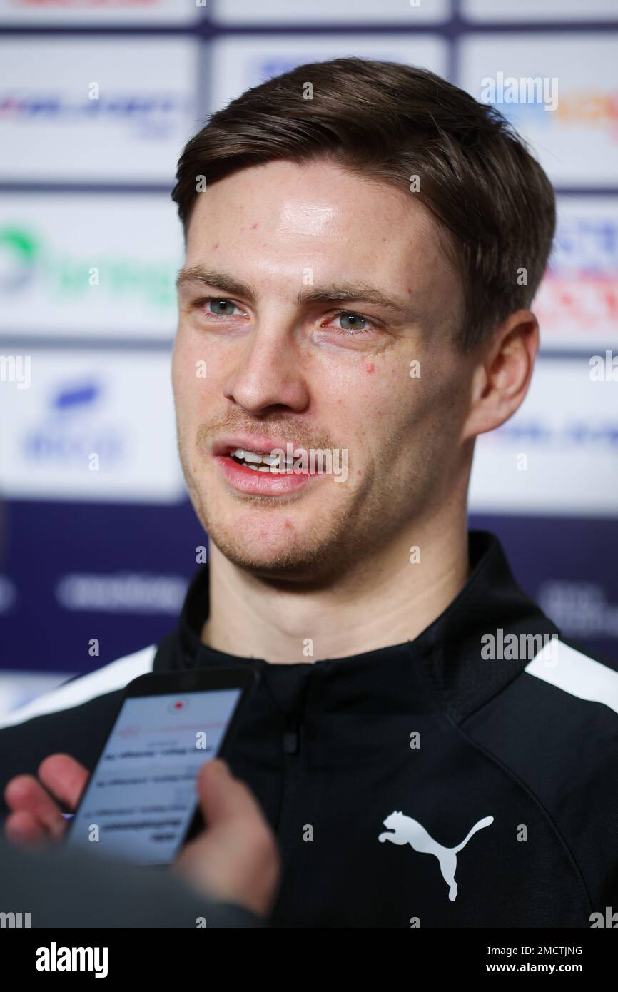 22 January 2023, Poland, Kattowitz: Handball: World Cup, before the ...