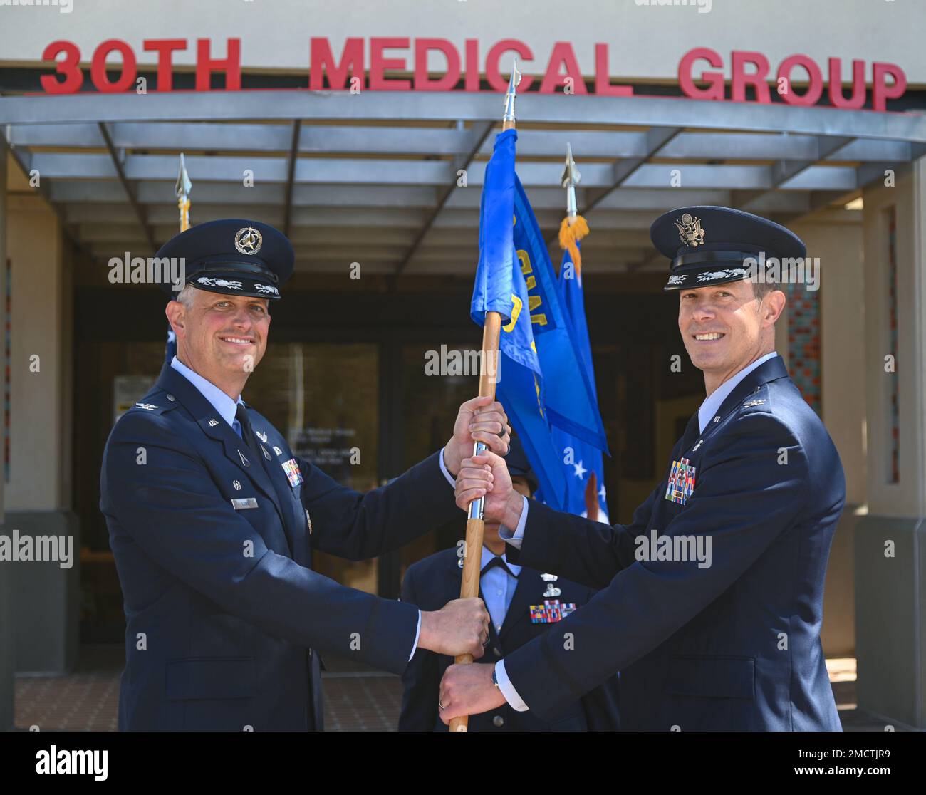 U.S. Space Force Col. Robert Long, commander, Space Launch Delta 30 ...