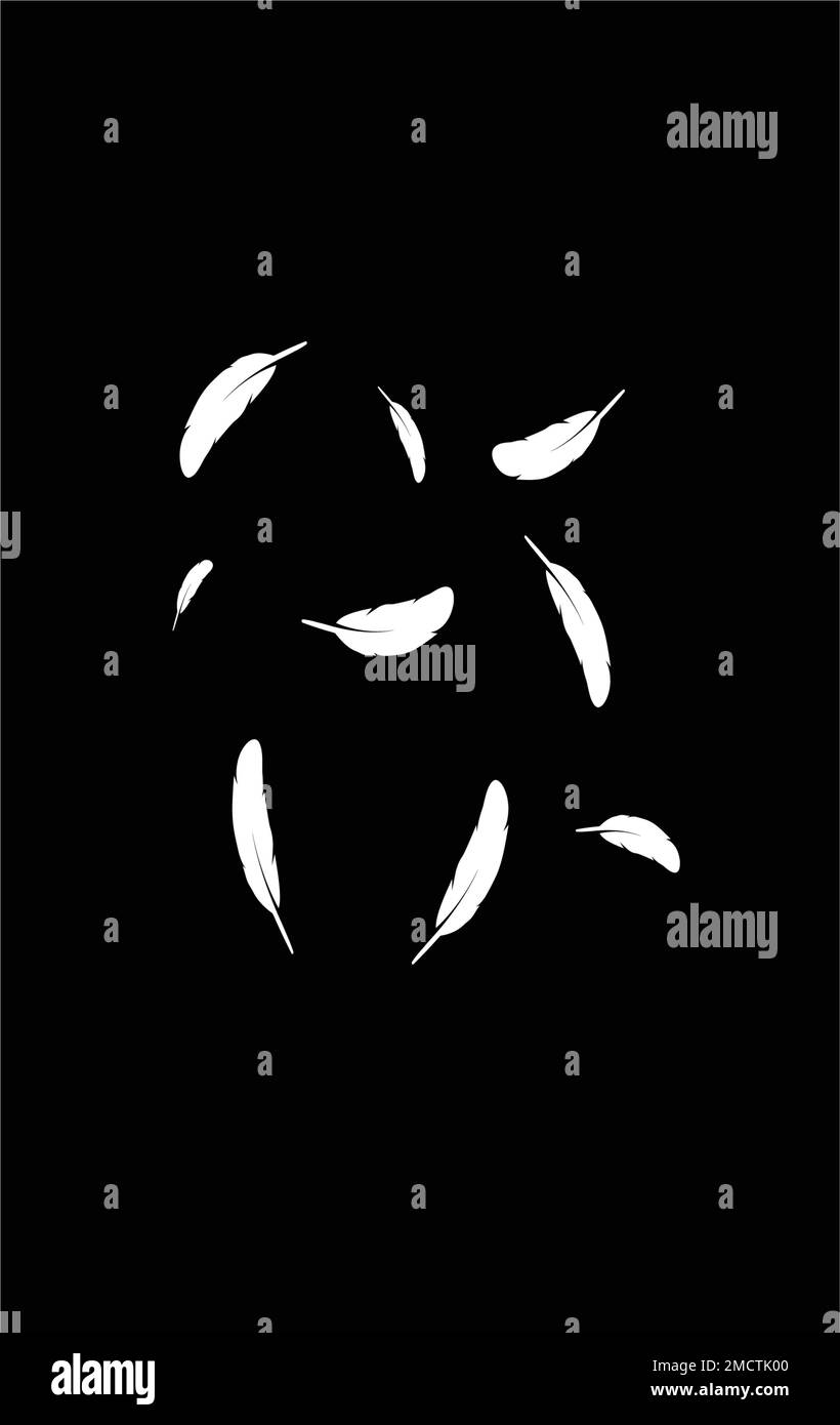 Feather background wallpaper ilustration vector Stock Vector Image ...