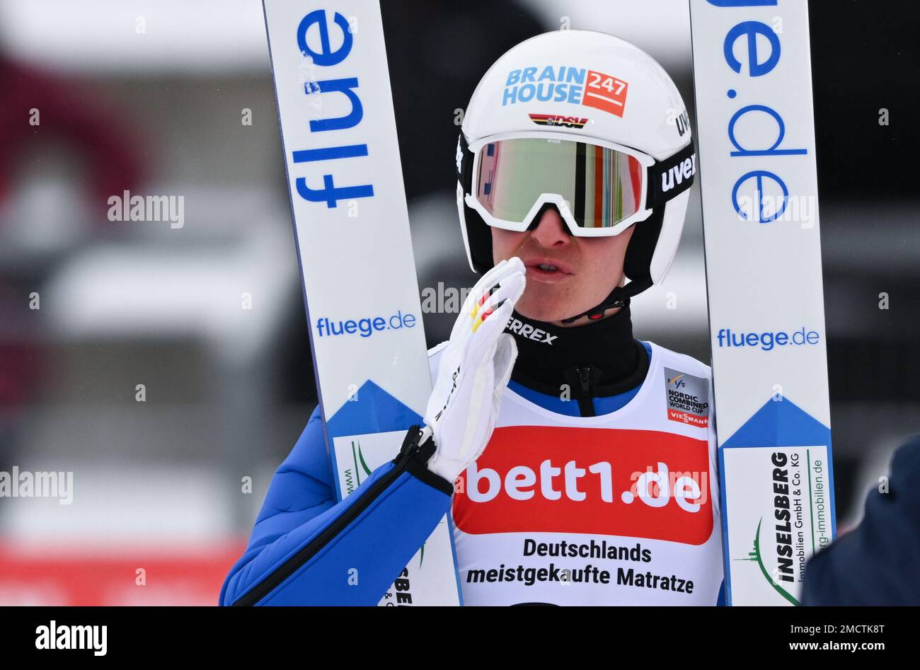 22 January 2023, Saxony, Klingenthal: Nordic skiing/combination: World ...