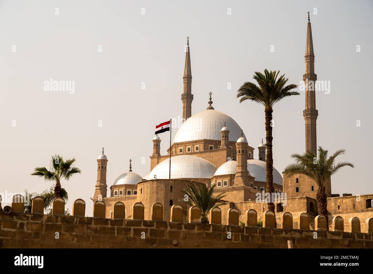 Mosque of Muhammad Ali, Salah Al Din, Cairo Citadel, Egypt Stock Photo ...