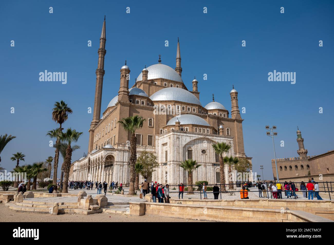 Mosque of Muhammad Ali, Salah Al Din, Cairo Citadel, Egypt Stock Photo ...