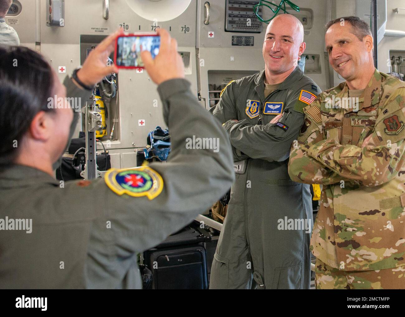 Maj. Gen. Jeffrey T. Pennington, 4th Air Force commander, takes a ...