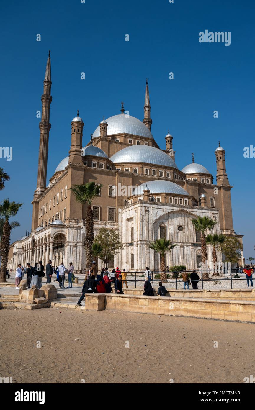 Mosque of Muhammad Ali, Salah Al Din, Cairo Citadel, Egypt Stock Photo ...