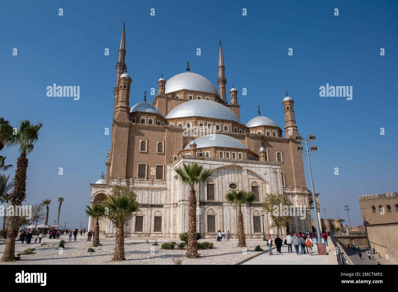 Mosque of Muhammad Ali, Salah Al Din, Cairo Citadel, Egypt Stock Photo ...