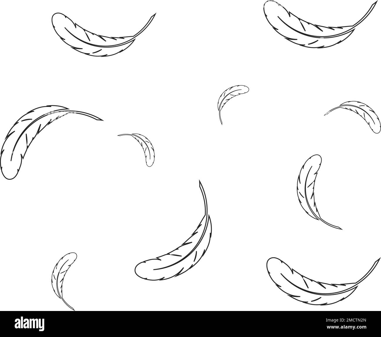 Feather background wallpaper ilustration vector Stock Vector Image ...