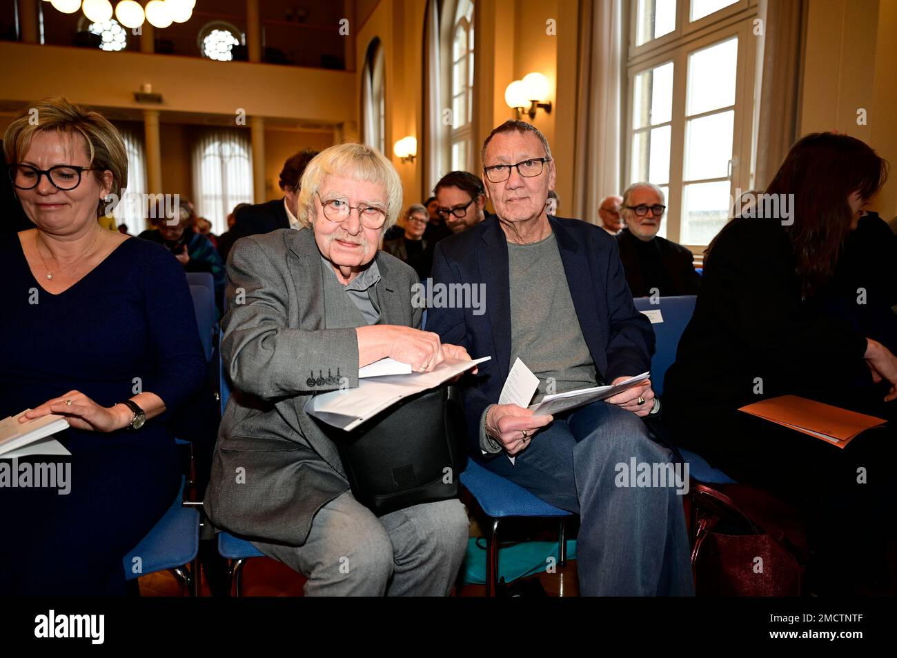 Andreas Reimann mit Ehemann Dieter Ramke bei der Preisverleihung des ...