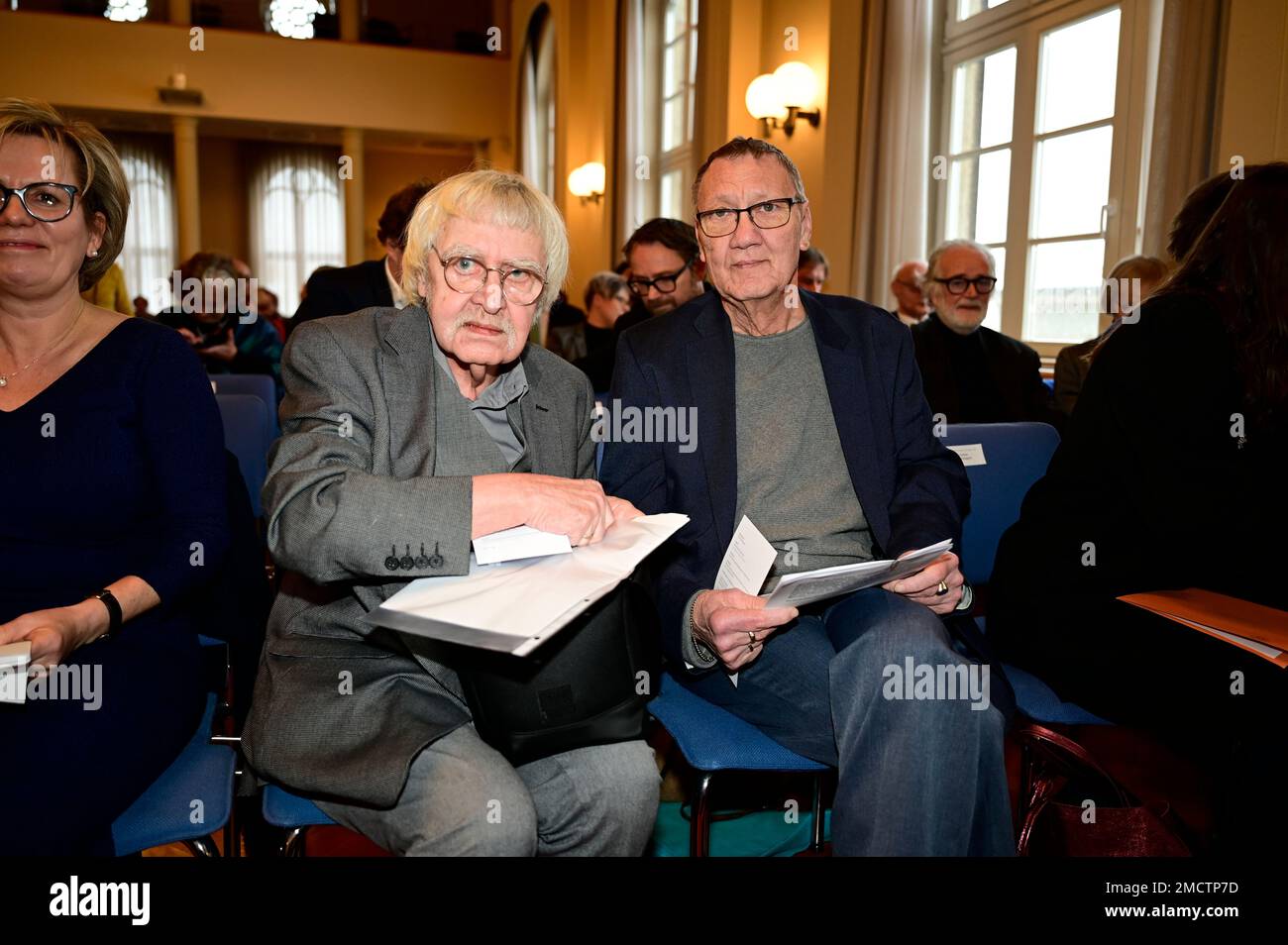 Andreas Reimann mit Ehemann Dieter Ramke bei der Preisverleihung des ...