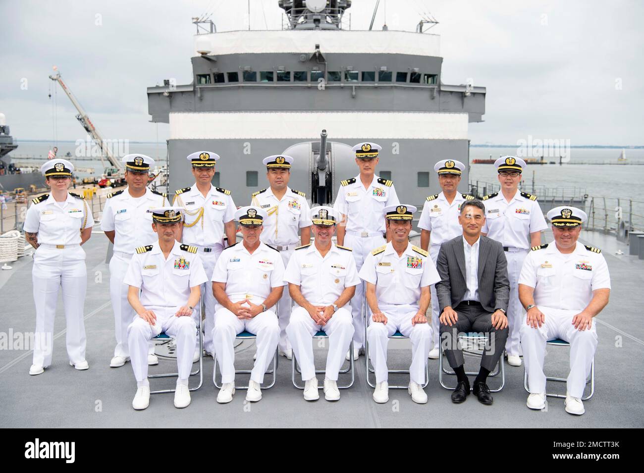 NORFOLK, Va. (Jul. 9, 2022) Rear Admiral Marc Miguez, commander ...
