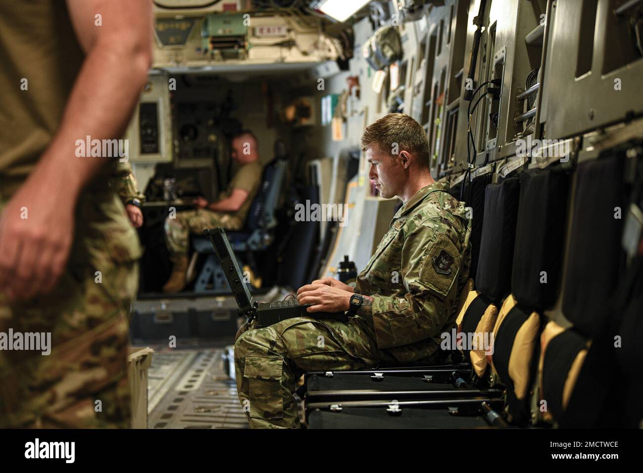 Staff Sgt. Ryan Davis, 445th Aircraft Maintenance Squadron avionics ...