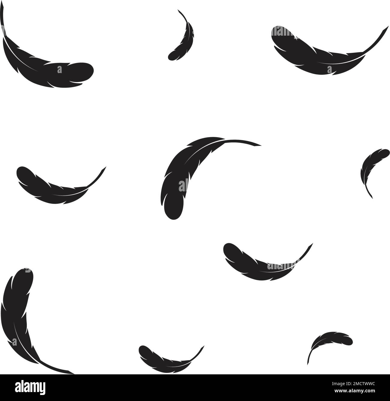 Feather background wallpaper ilustration vector Stock Vector Image ...