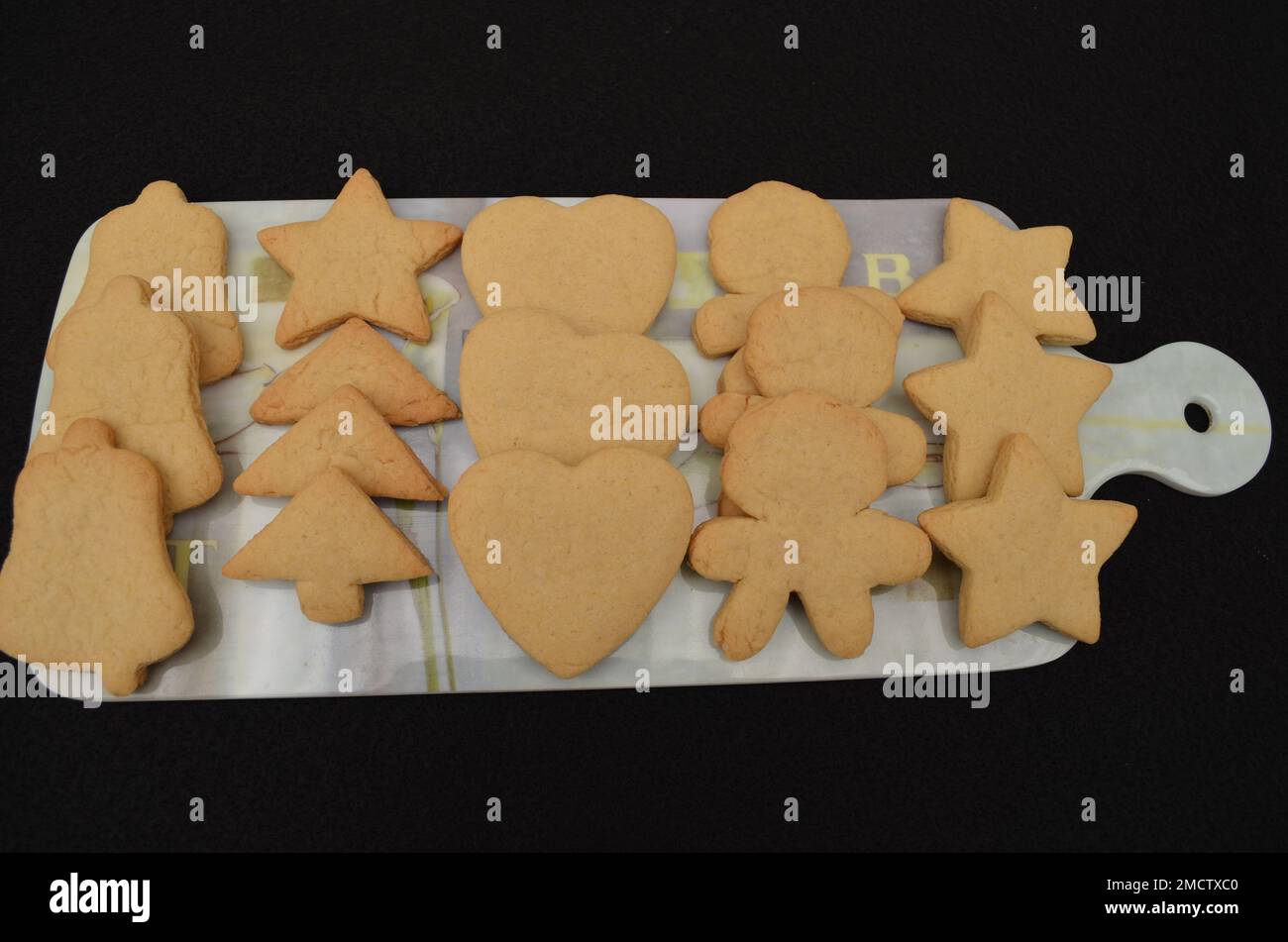 beautiful handmade cookies for Christmas celebration Stock Photo - Alamy