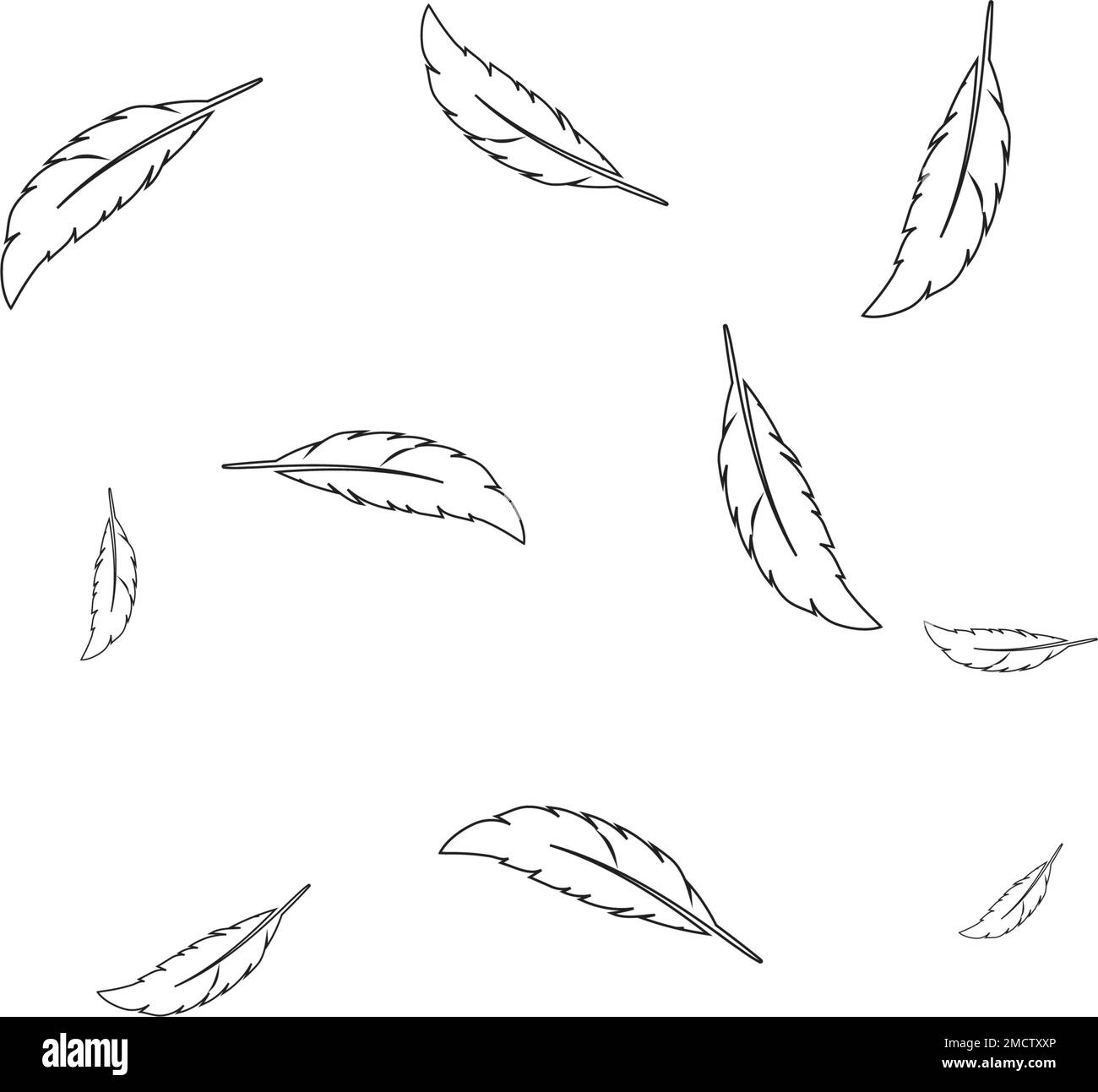 Feather background wallpaper ilustration vector Stock Vector Image ...