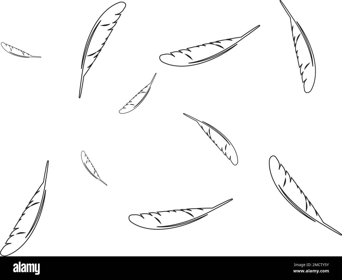 Feather background wallpaper ilustration vector Stock Vector Image ...
