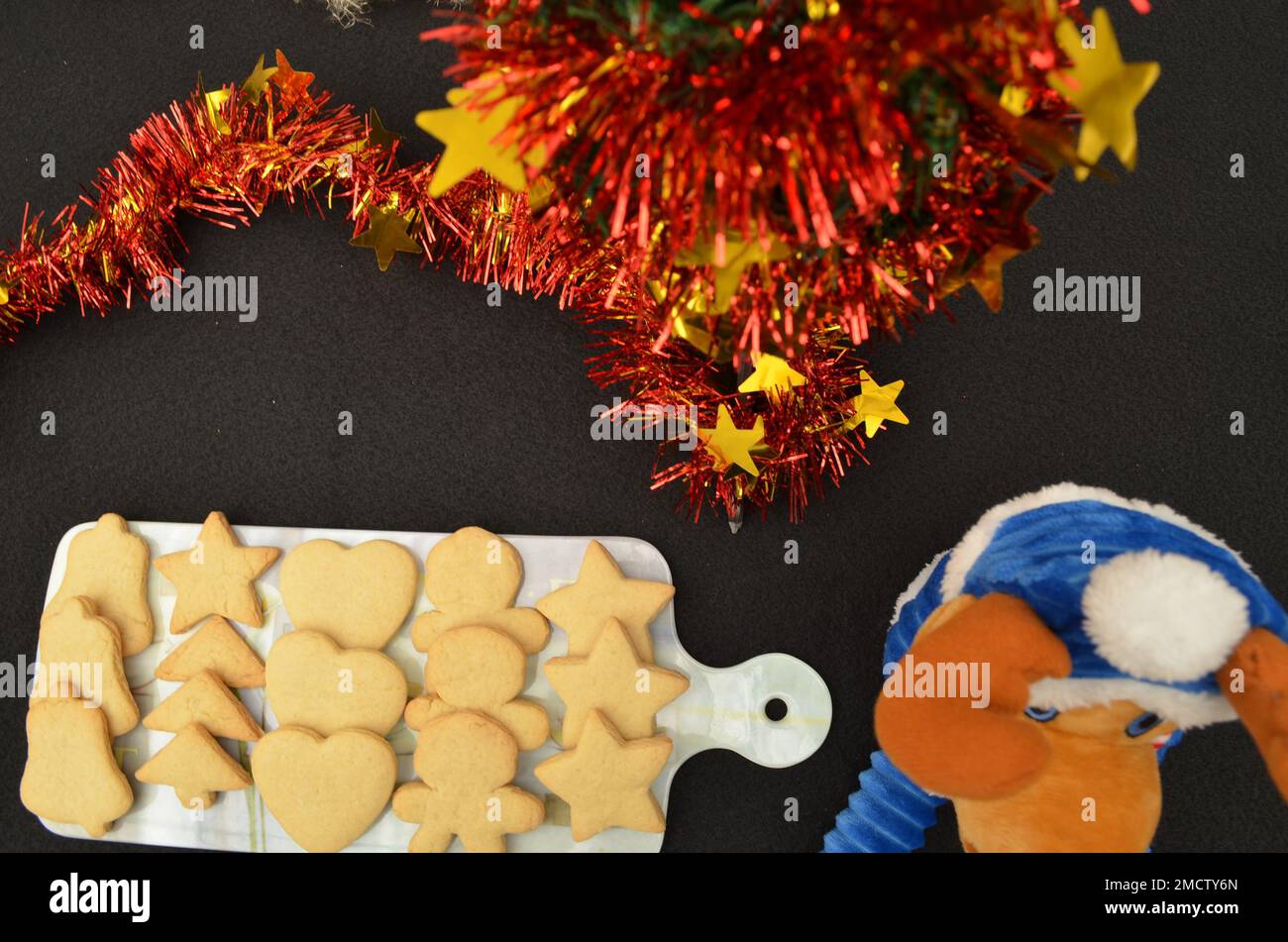beautiful handmade cookies for Christmas celebration Stock Photo - Alamy