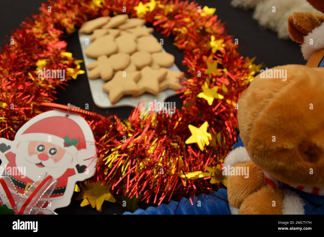 beautiful handmade cookies for Christmas celebration Stock Photo - Alamy