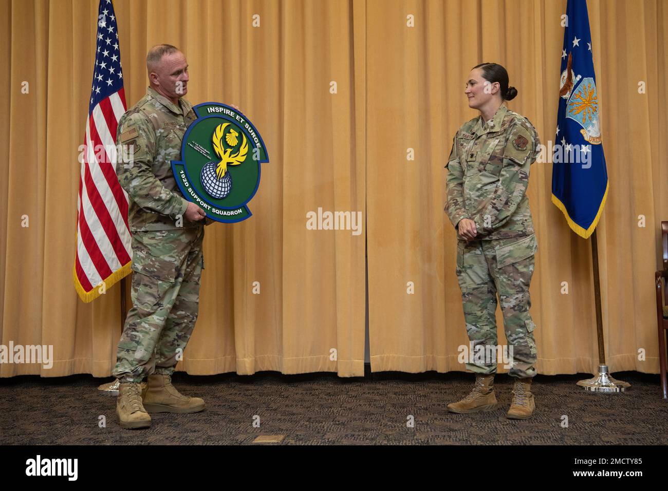 Chief Master Sgt. Sean Fretwell, 192nd Mission Support Group senior ...