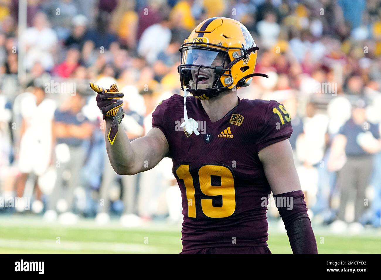 Arizona State wide receiver Ricky Pearsall (19) in the second half ...