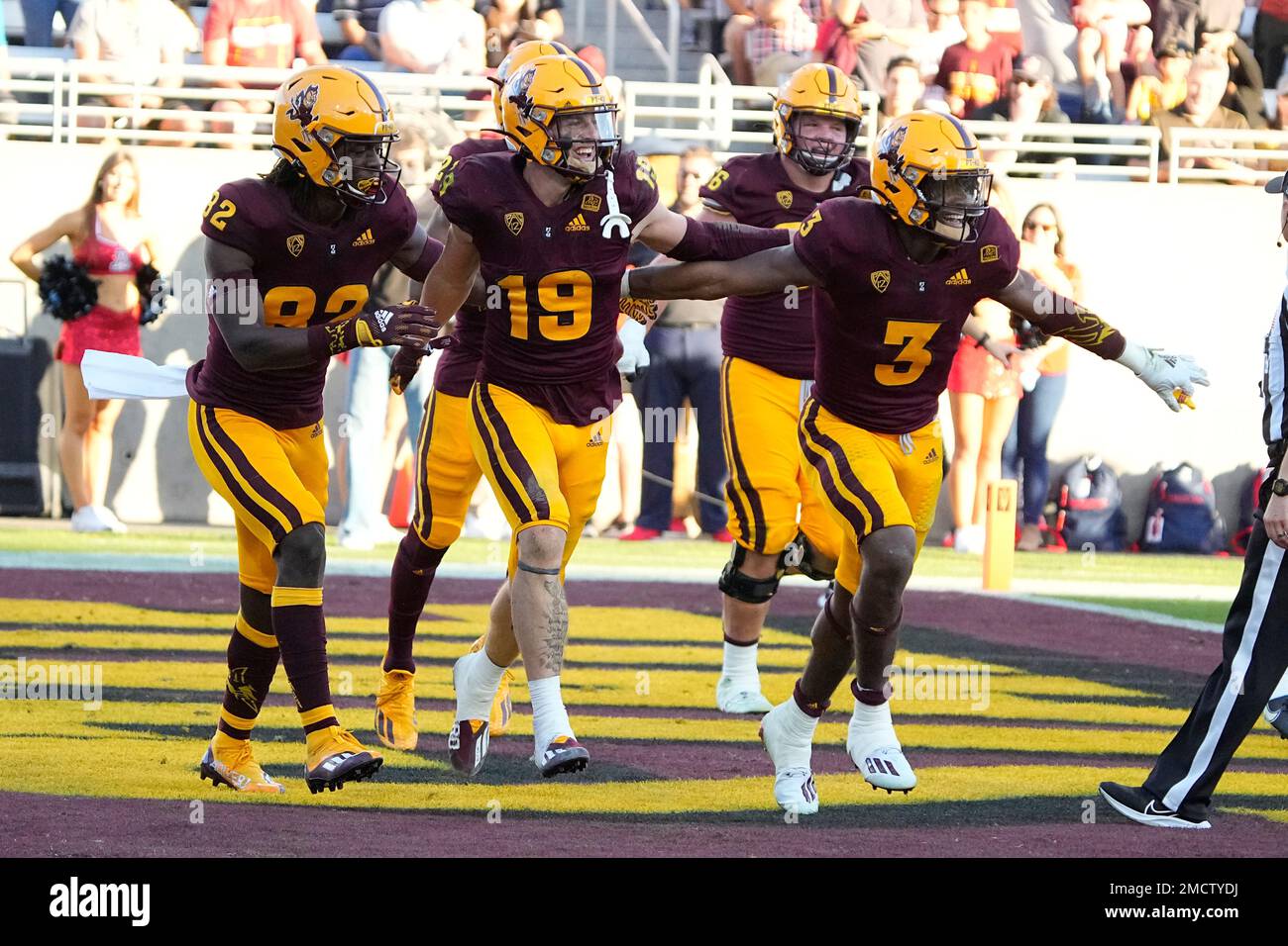 Arizona State wide receiver Ricky Pearsall (19) in the second half ...