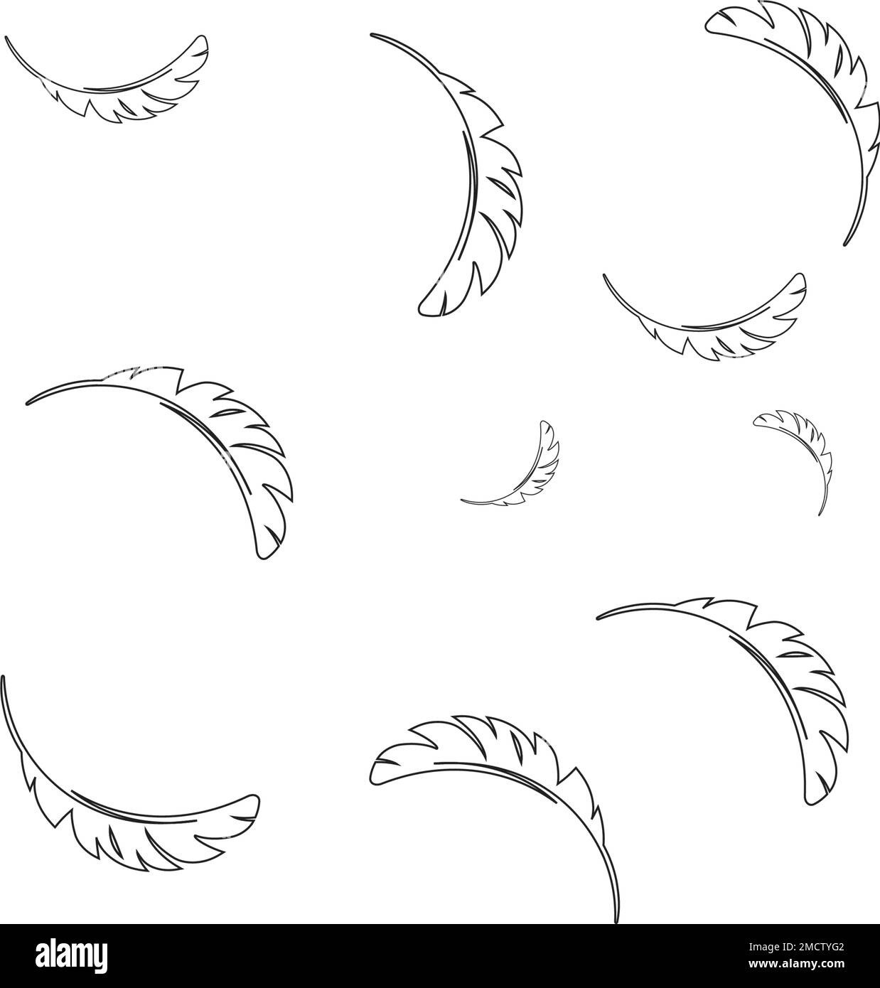 Feather background wallpaper ilustration vector Stock Vector Image ...