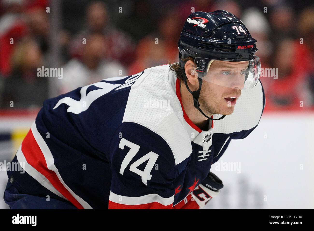 Washington Capitals defenseman John Carlson (74) during the second ...