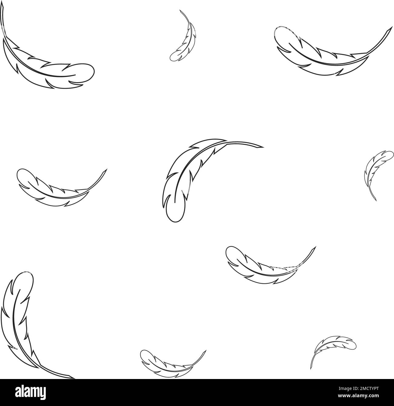 Feather background wallpaper ilustration vector Stock Vector Image ...