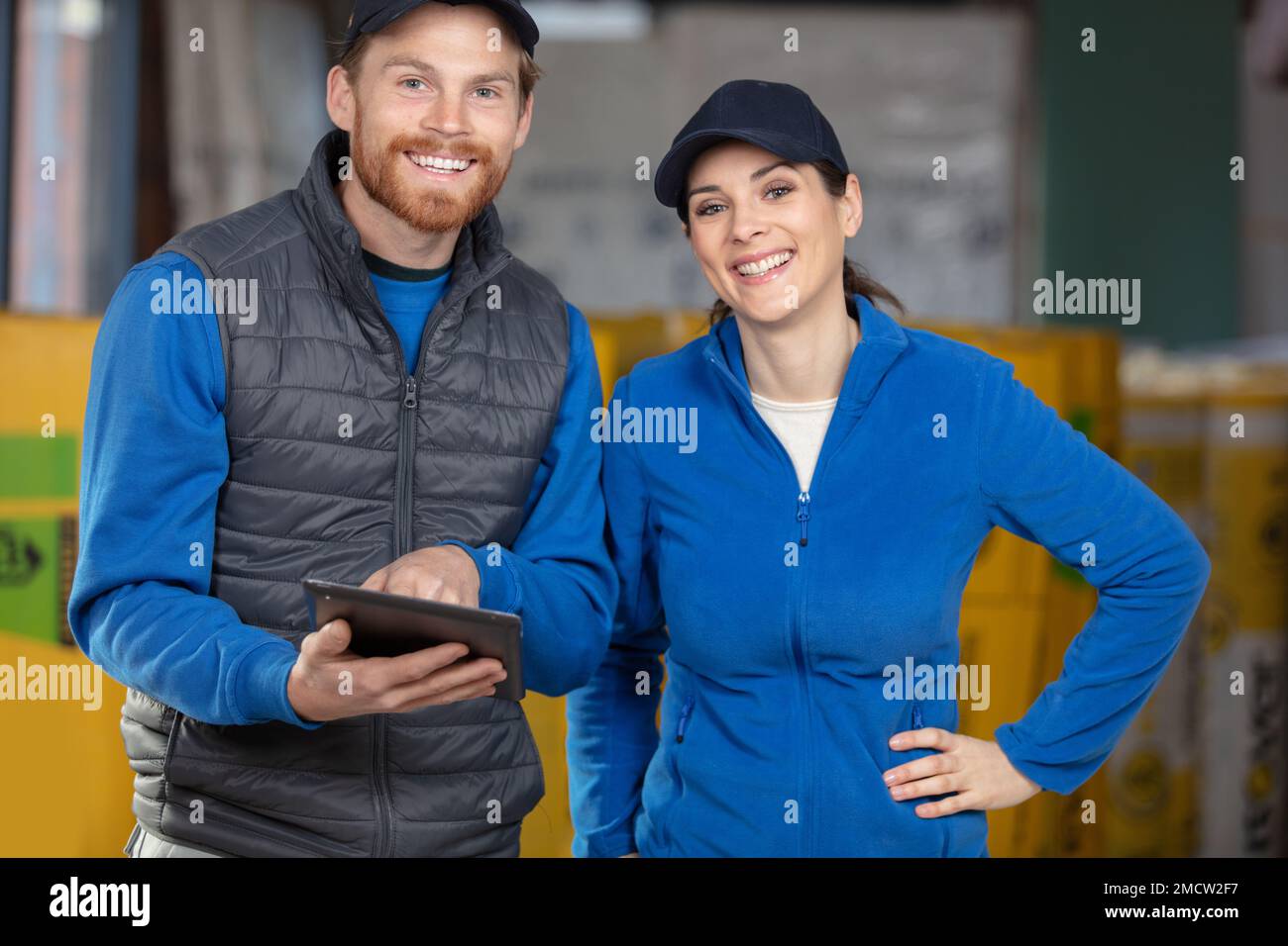 engineers working in temperature control room of large building Stock ...