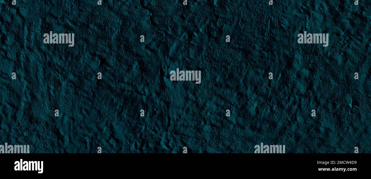 Teal colored abstract wall background with textures of different shades ...