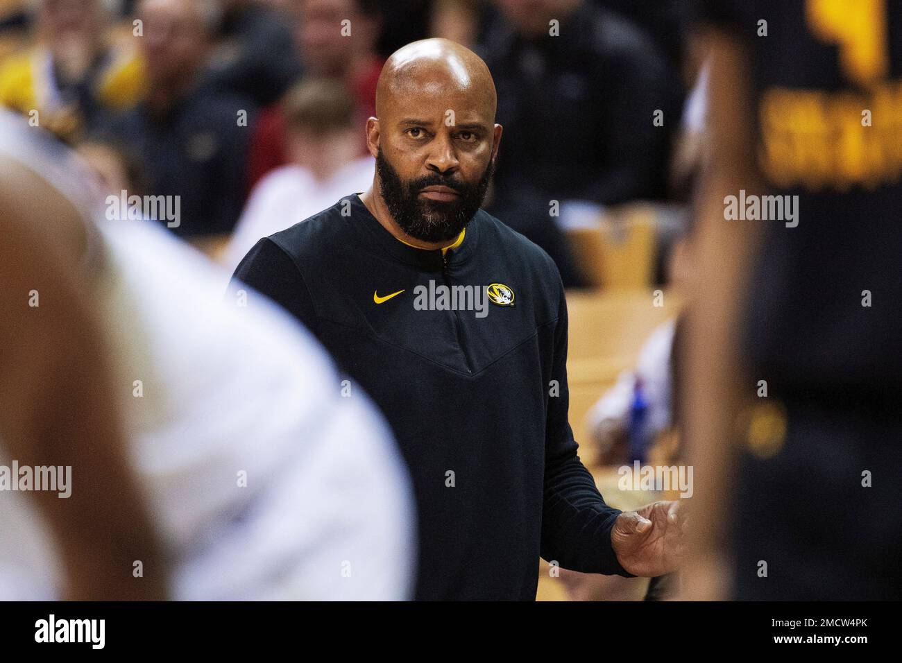 Missouri head coach Cuonzo Martin watches his team play during the ...