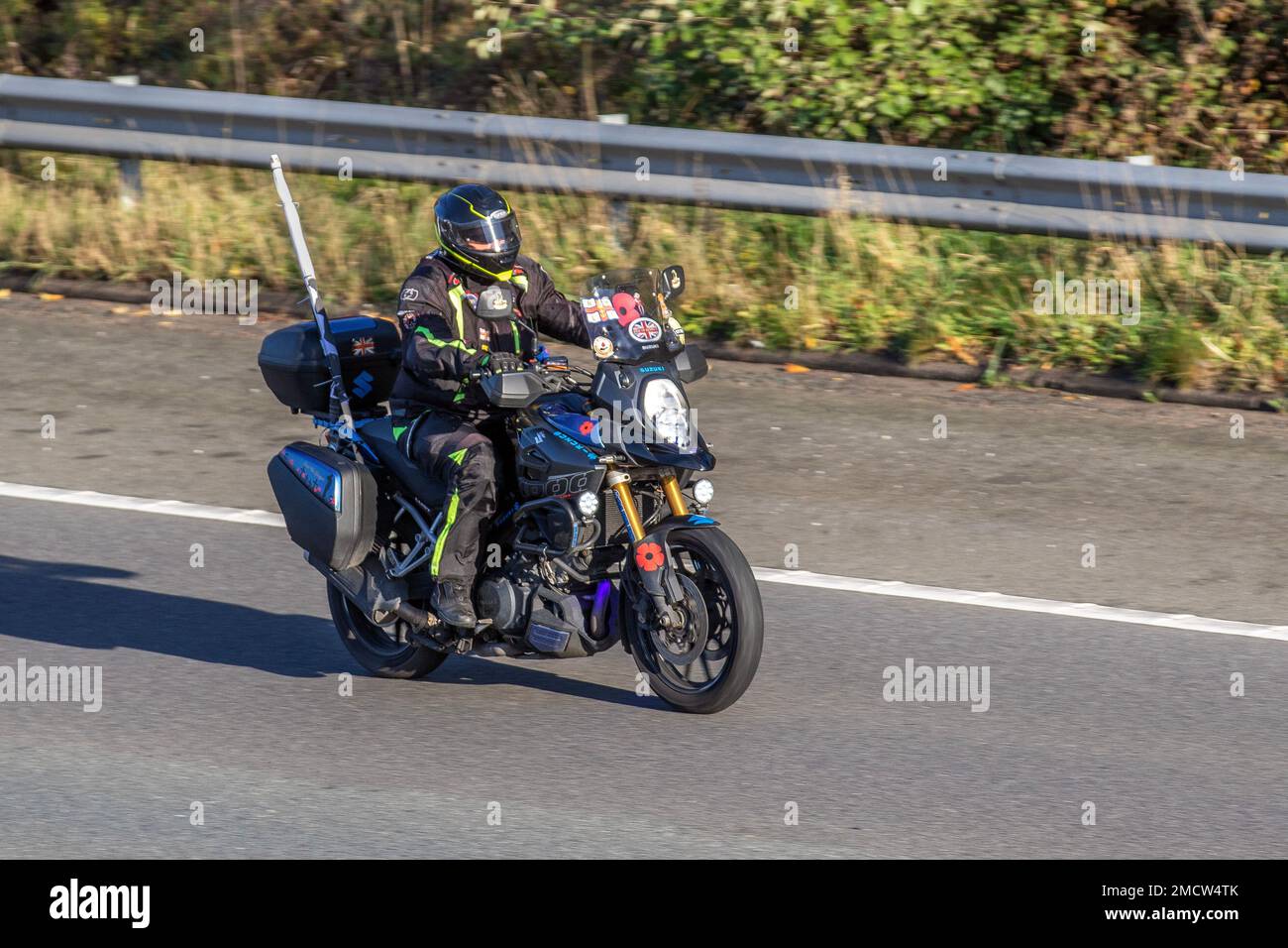SUZUKI 1000 S; travelling on the M61 motorway, UK Stock Photo - Alamy
