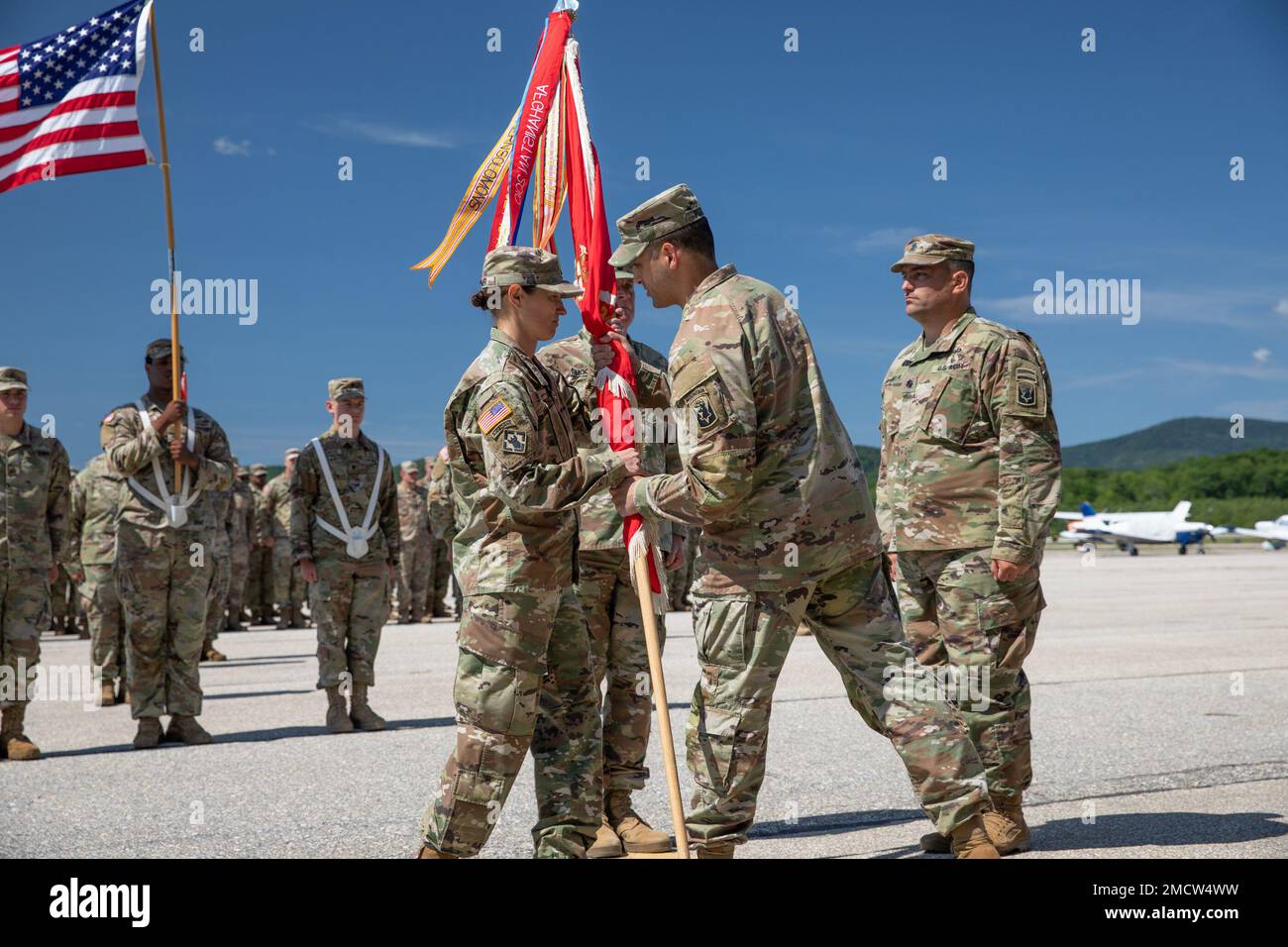 U.S. Army Maj. Annaliese Baumer assumes command of the 572nd Brigade ...