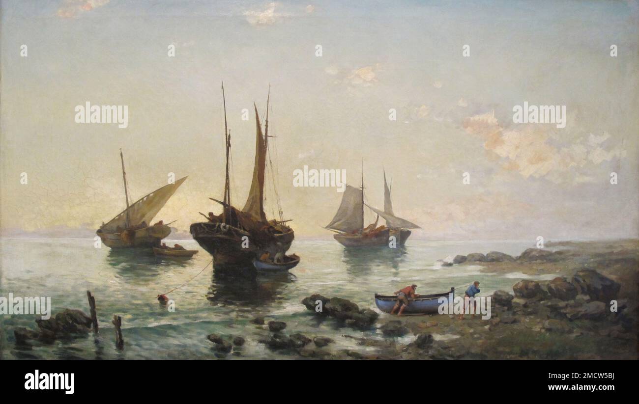 Emilio Ocón Rivas (1845-1094)/ Return of the Catch, 1897. Museum: Museo ...