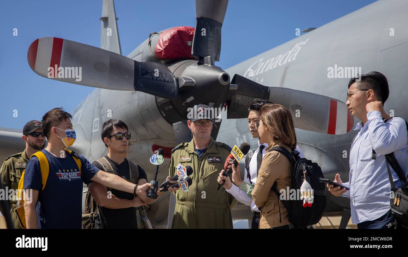 KANEOHE BAY (July 10, 2022) Royal Canadian Air Force Maj. Andy Holden ...
