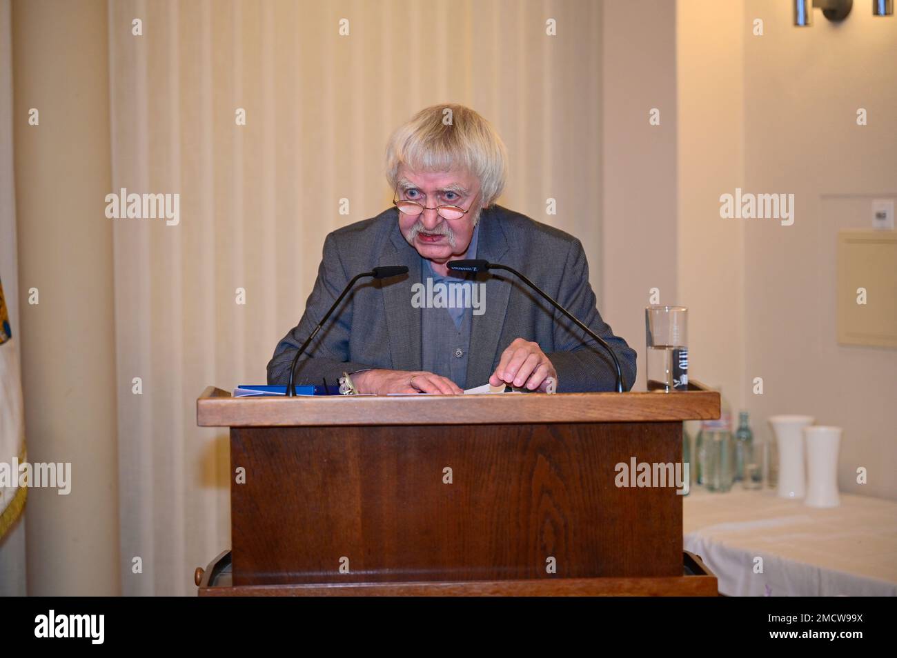 Andreas Reimann bei der Preisverleihung des Lessing-Preises 2023 im ...