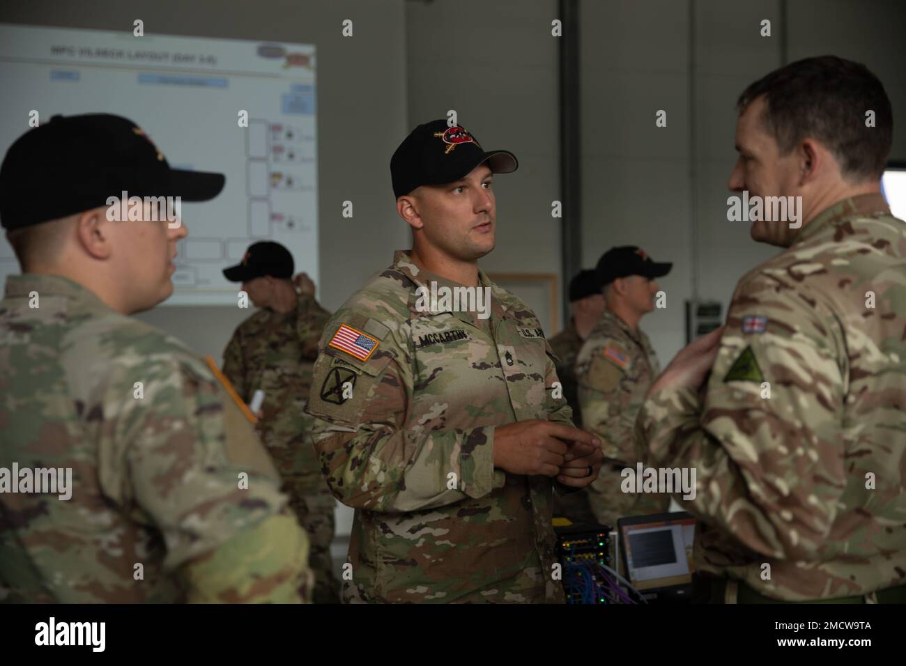 U.S. Army Staff Sgts. Joshua McCarthy and Nickolas Gimlin, senior fire ...
