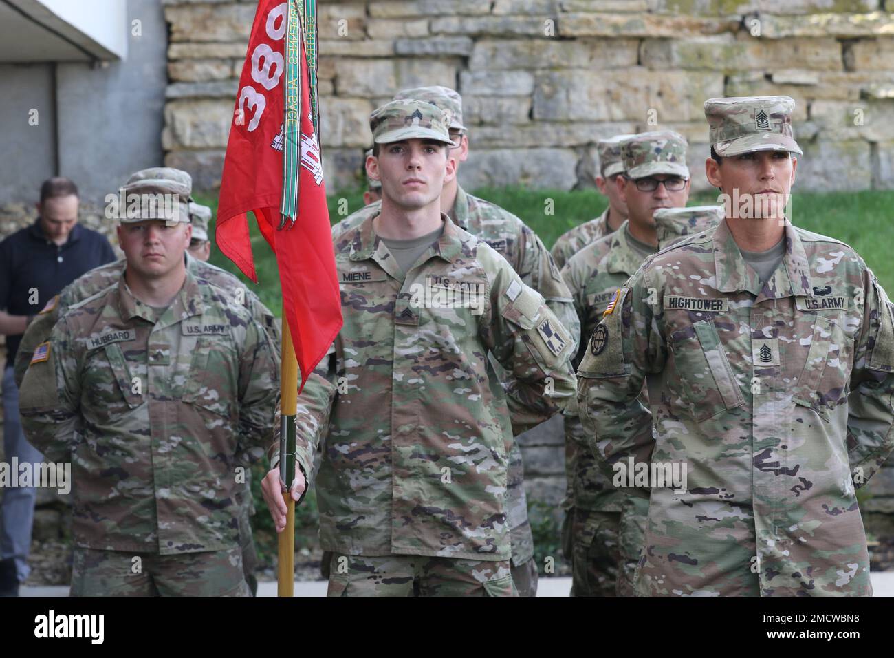 U.S. Army Reserve 1st Sgt. Patricia Hightower, right, Cpl. Alex Hubbard ...