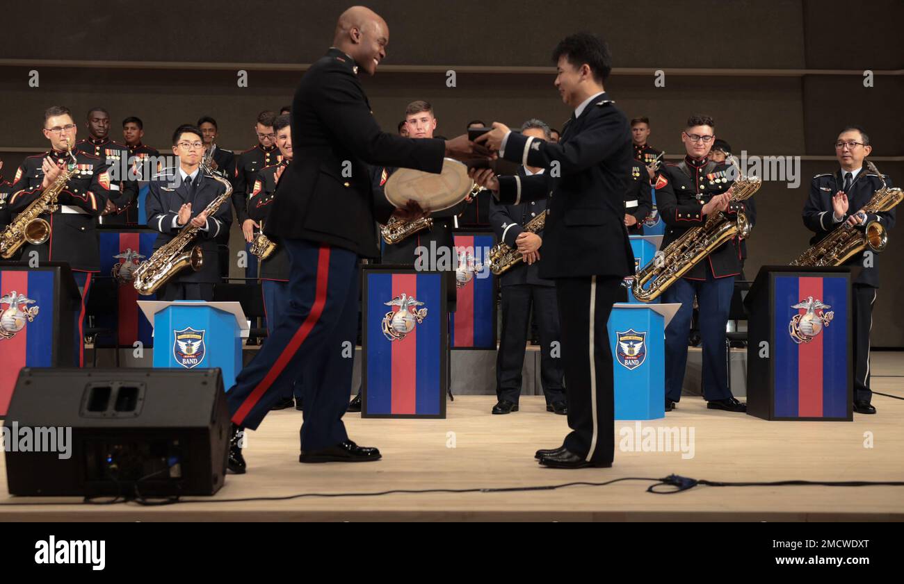 U.S. Marine Chief Warrant Officer 3 DeMarius Jackson, the director of ...