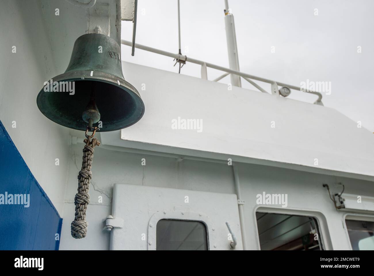 Bell on a boat Stock Photo - Alamy