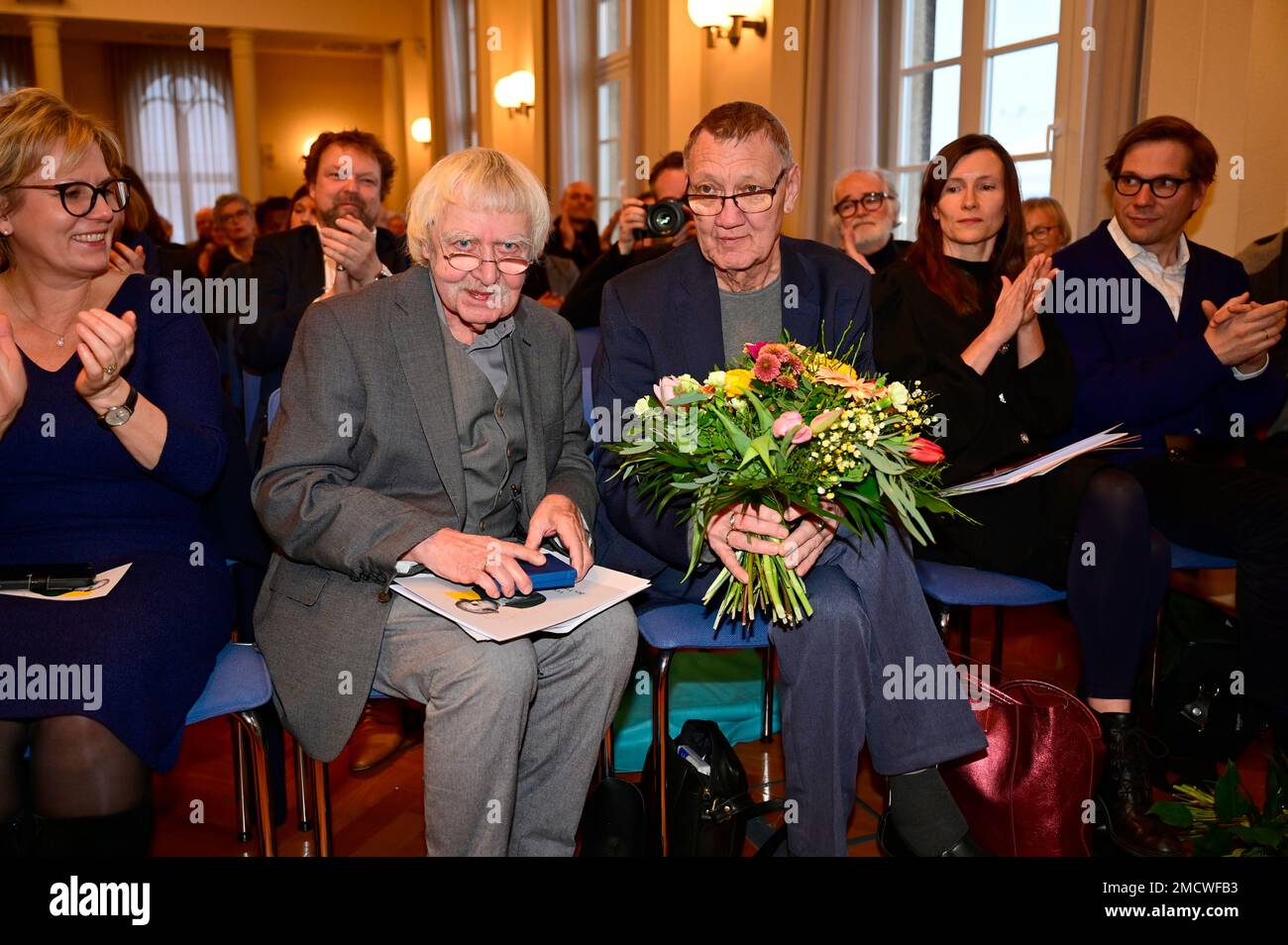 Andreas Reimann mit Ehemann Dieter Ramke bei der Preisverleihung des ...