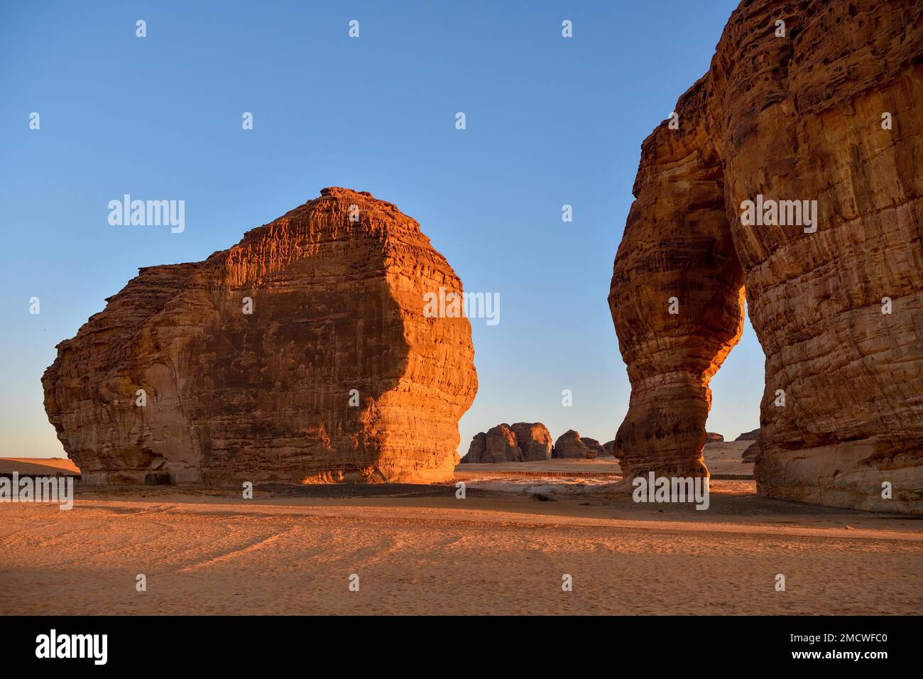 Elephant Rock or Elephant Rock in First Daylight, AlUla, Medina ...