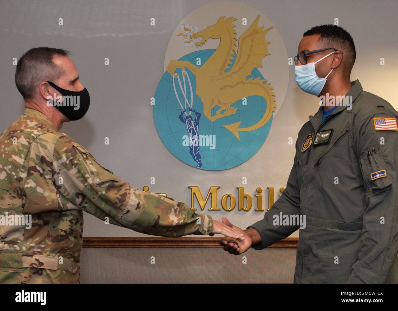 Maj. Gen. Jeffrey T. Pennington, 4th Air Force commander, coined 1st Lt ...