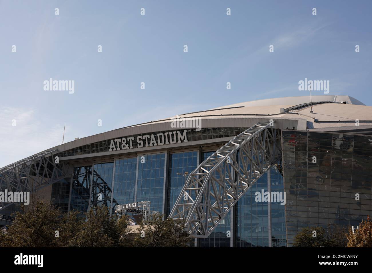 AT&T Stadium in a general outside view before the Thanksgiving day ...